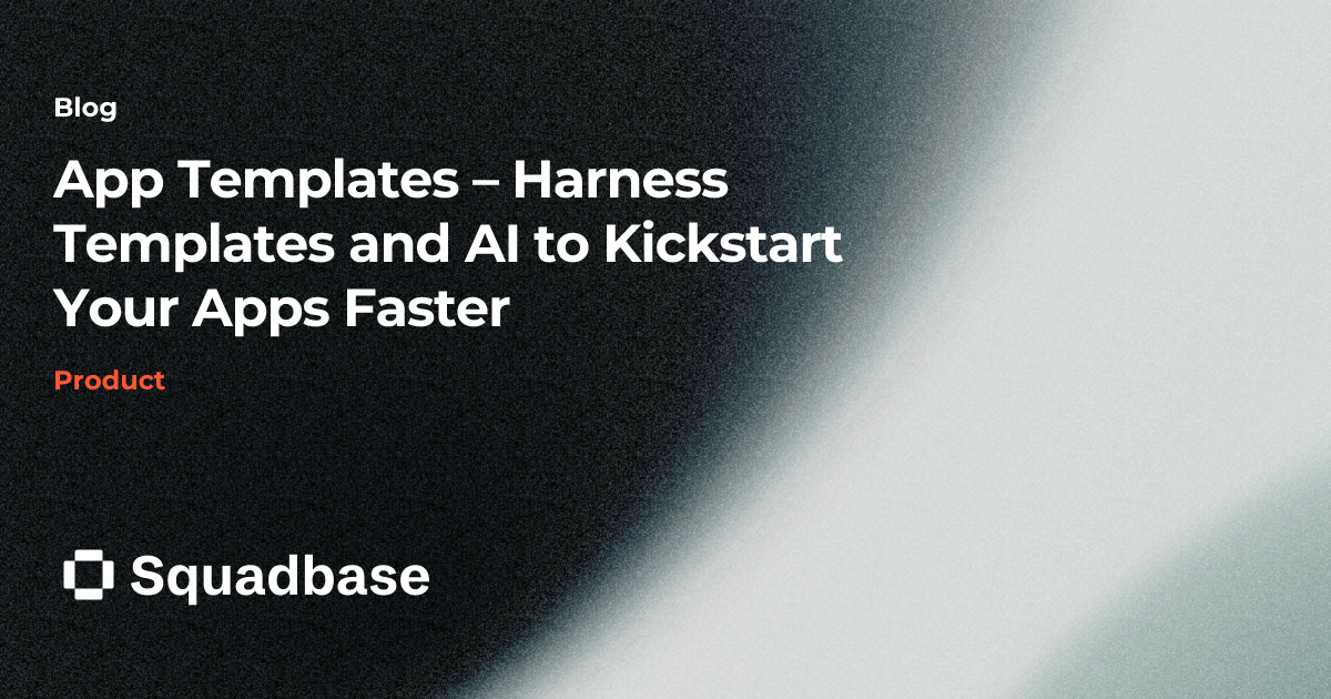 App Templates – Harness Templates and AI to Kickstart Your Apps Faster ...